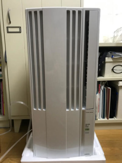 コロナ窓用エアコンCW-1625R・CW-1624Rの取り付け方（写真付き） | おにぎりフェイス