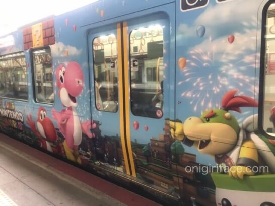 JRのUSJマリオラッピング電車を写真付きで紹介！「スーパーニンテンドーワールド」キャラクター | おにぎりフェイス